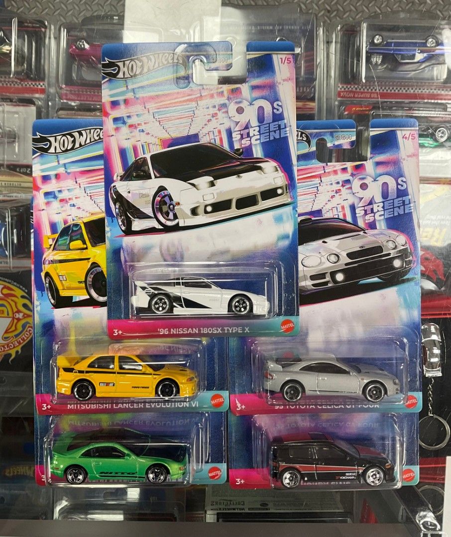 Hot Wheels JDM MURAH - 90's Street Scene (Lancer Evo, Civic EG, Celica ...