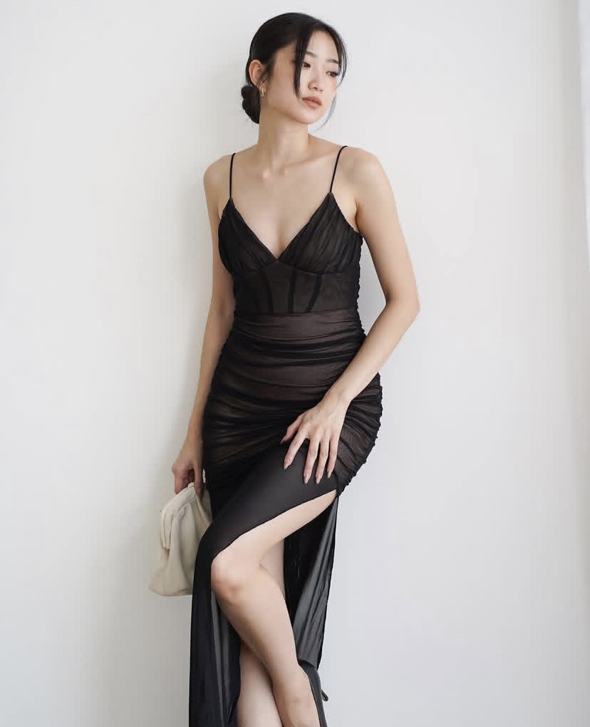 Incredible shop - irish dress - black long dress after party dress kondangan pesta - bukan ...