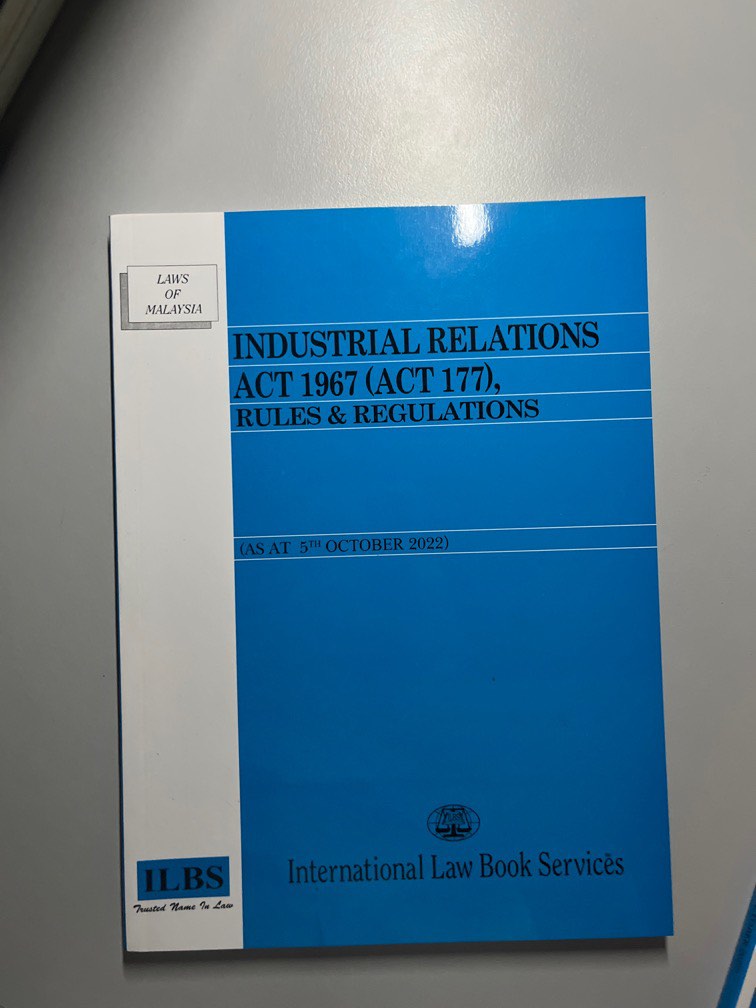 Industrial Relations Act 1967 (Act 177), Hobbies & Toys, Books ...