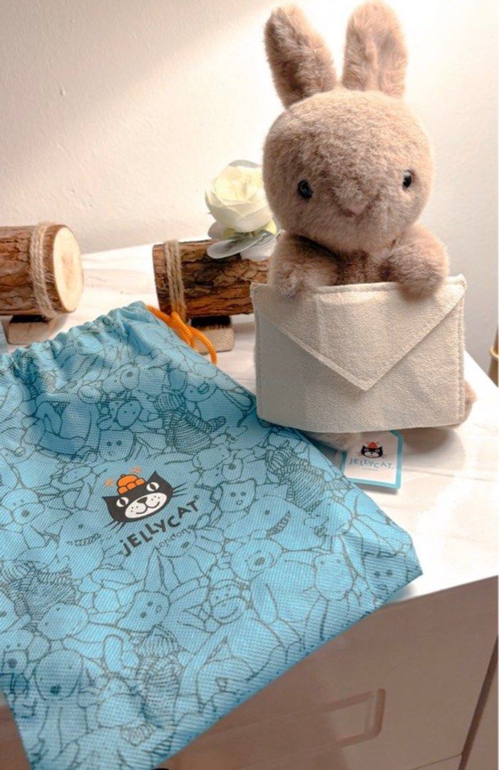 jellycat messenger bunny, Babies & Kids, Babies & Kids Fashion on Carousell