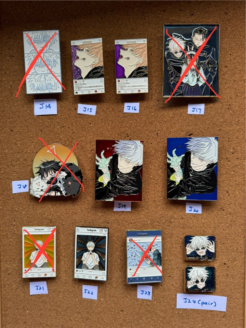Jujutsu Kaisen JJK ( Group 2) enamel pins fan merchandise, Hobbies ...