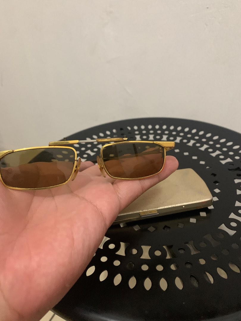 KACAMATA FOLDING KANDA VINTAGE UNIK ANTIK LANGKA MADE IN JAPAN, Fesyen ...