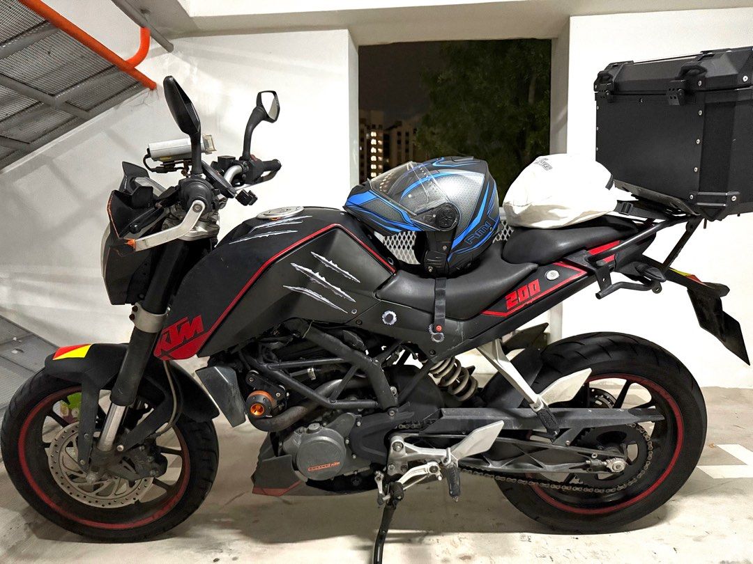 KTM Duke 200 (2012) Mileage 30k, COE expires 31 Jul 2027, Motorcycles ...