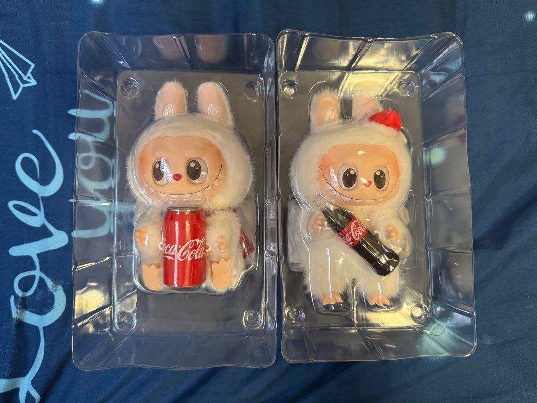 Labubu Coca Cola (PAIR), Hobbies & Toys, Toys & Games on Carousell