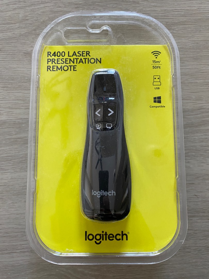 Laser presentation remote R400 (Logitech), Computers & Tech, Parts ...