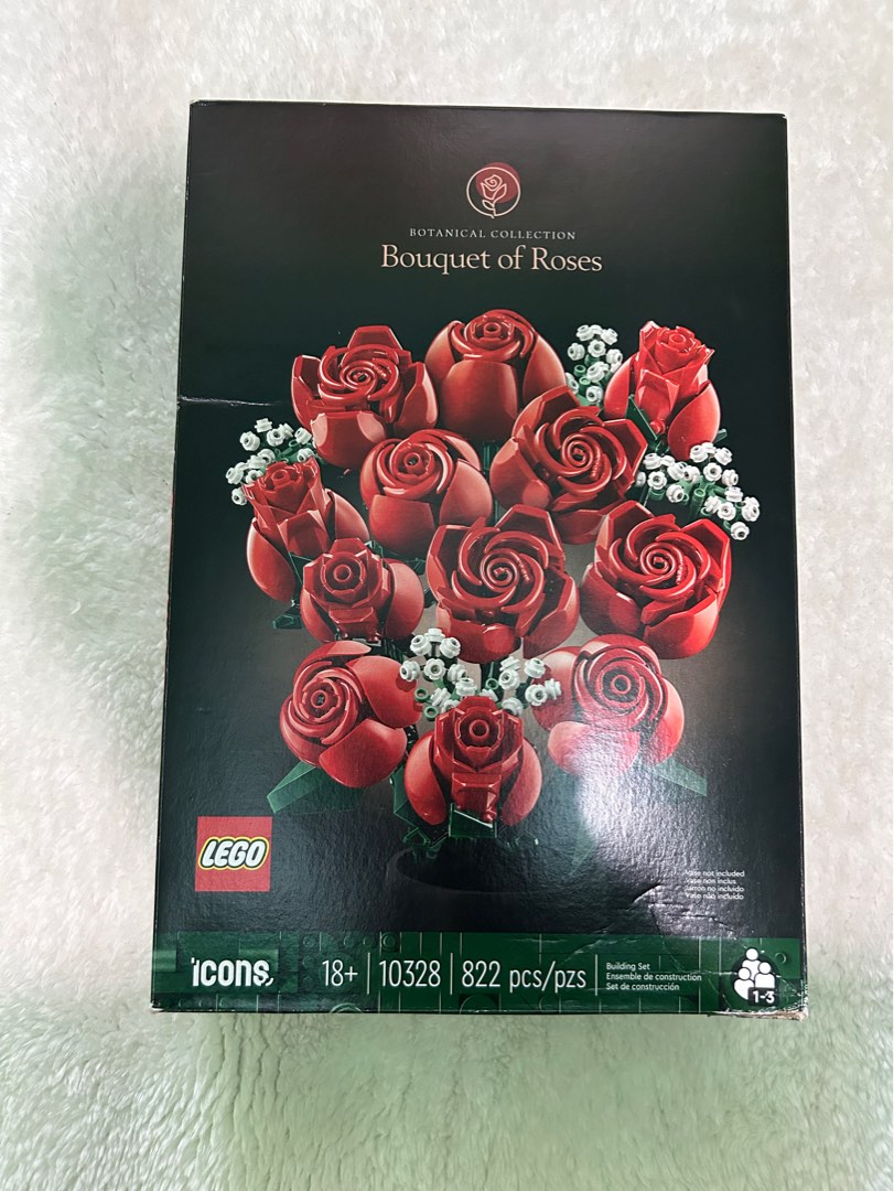 LEGO BOUQUET OF ROSES BOTANICAL COLLECTION, Hobbies & Toys, Toys ...