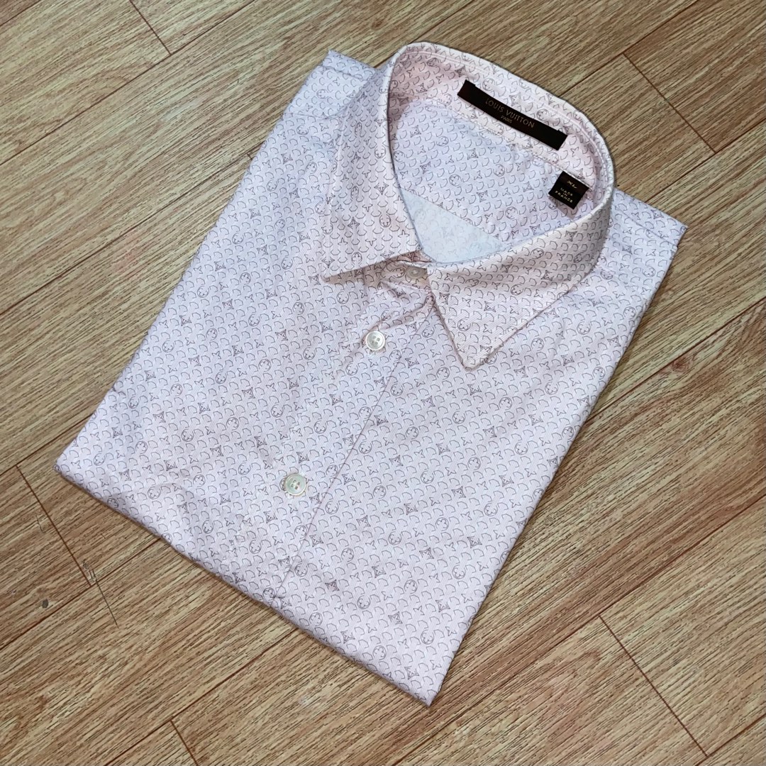 Louis Vuitton Monogram Print L/S, Luxury, Apparel on Carousell