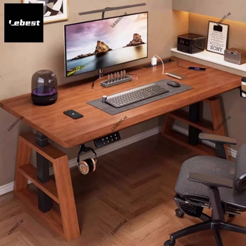 L·T Electric Height Adjustable Computer Table Home Smart Desk Gaming ...