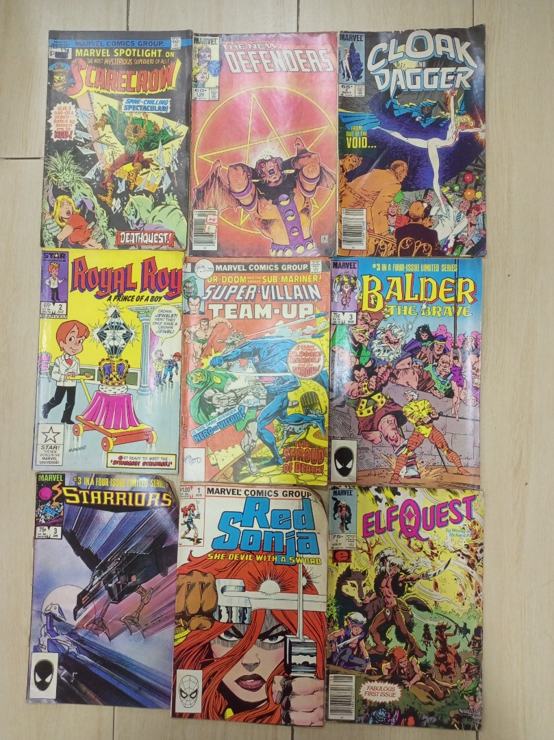 Marvel & Star Comic Books Bundle (9 comic books), Hobbies & Toys, Books ...