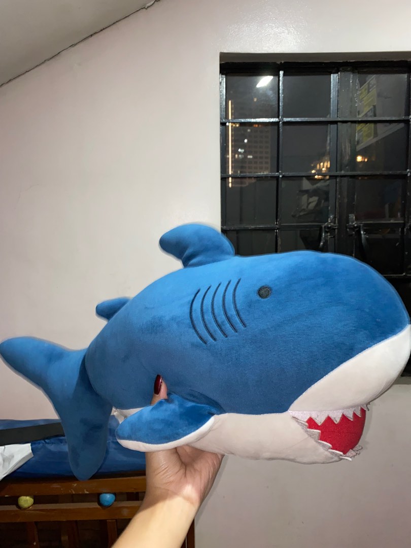 miniso shark stuffed toy, Hobbies & Toys, Toys & Games on Carousell