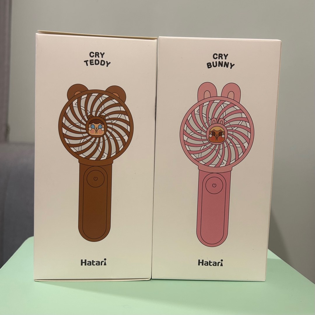 Molly Factory Hatari HandyWind Handheld Fan CRYTEDDY/CRYBUNNY Blind Box ...