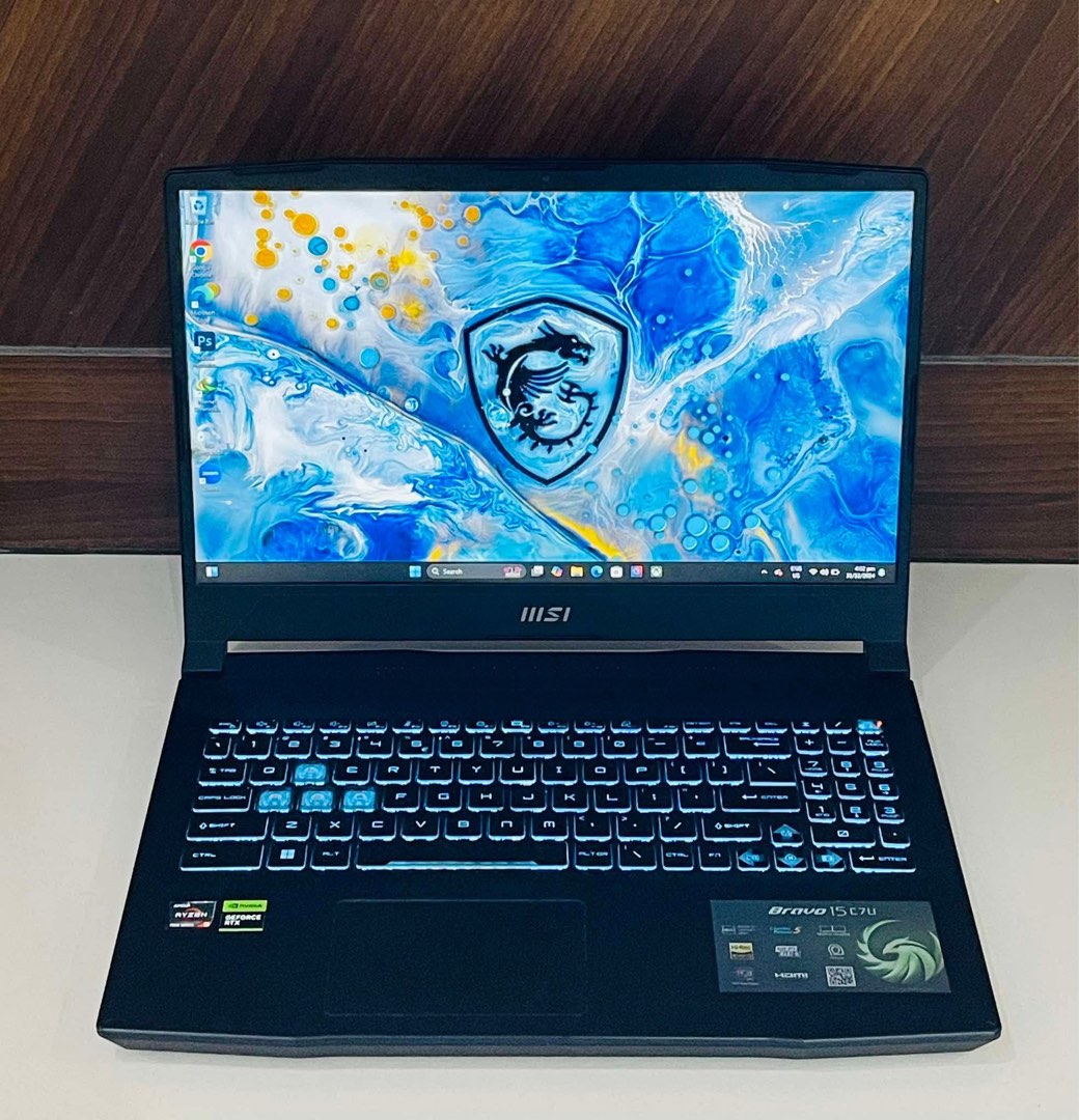 MSI Bravo 15 C7UCX Ryzen 5 7535HS 8GB AMD Radeon(TM) Nvidia GeForce RTX ...