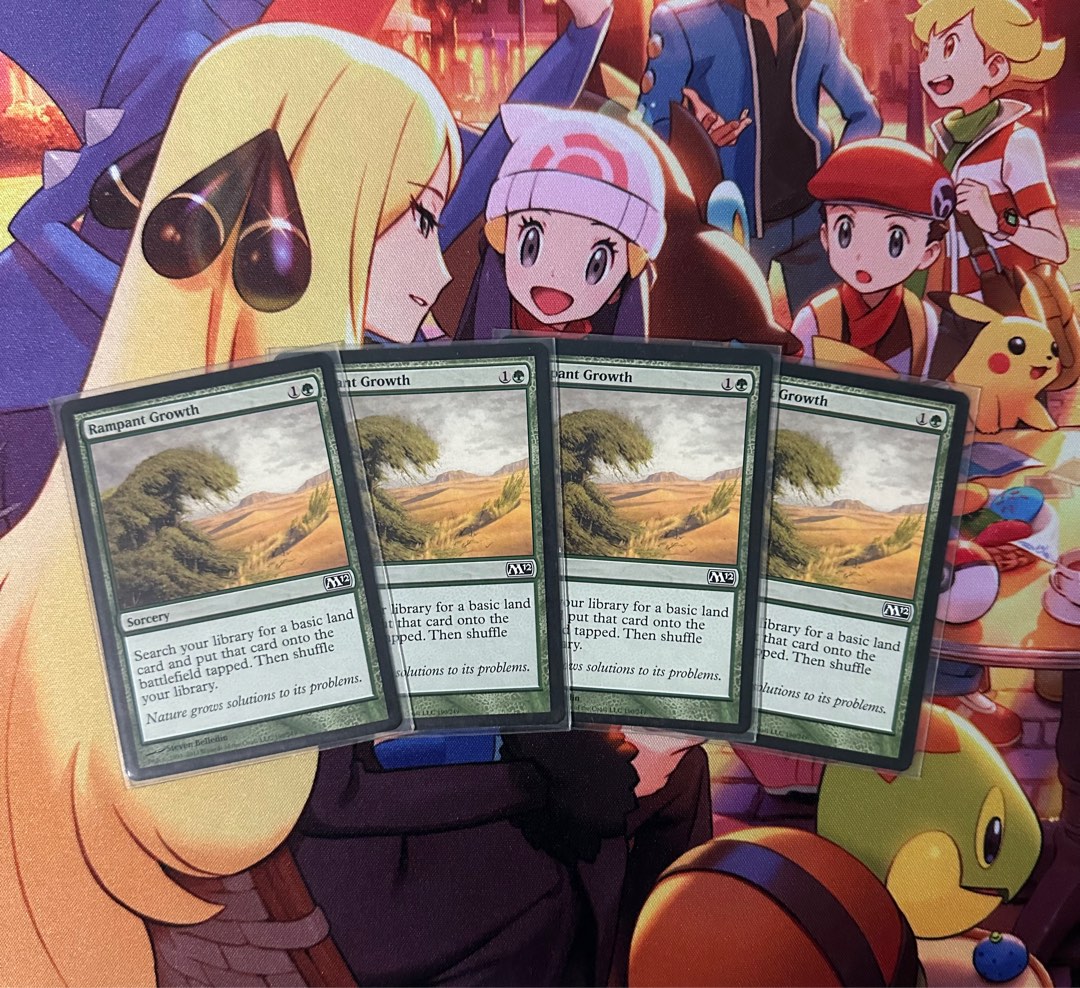 MTG Magic The Gathering 2012 Core Set Rampant Growth, Hobbies & Toys ...