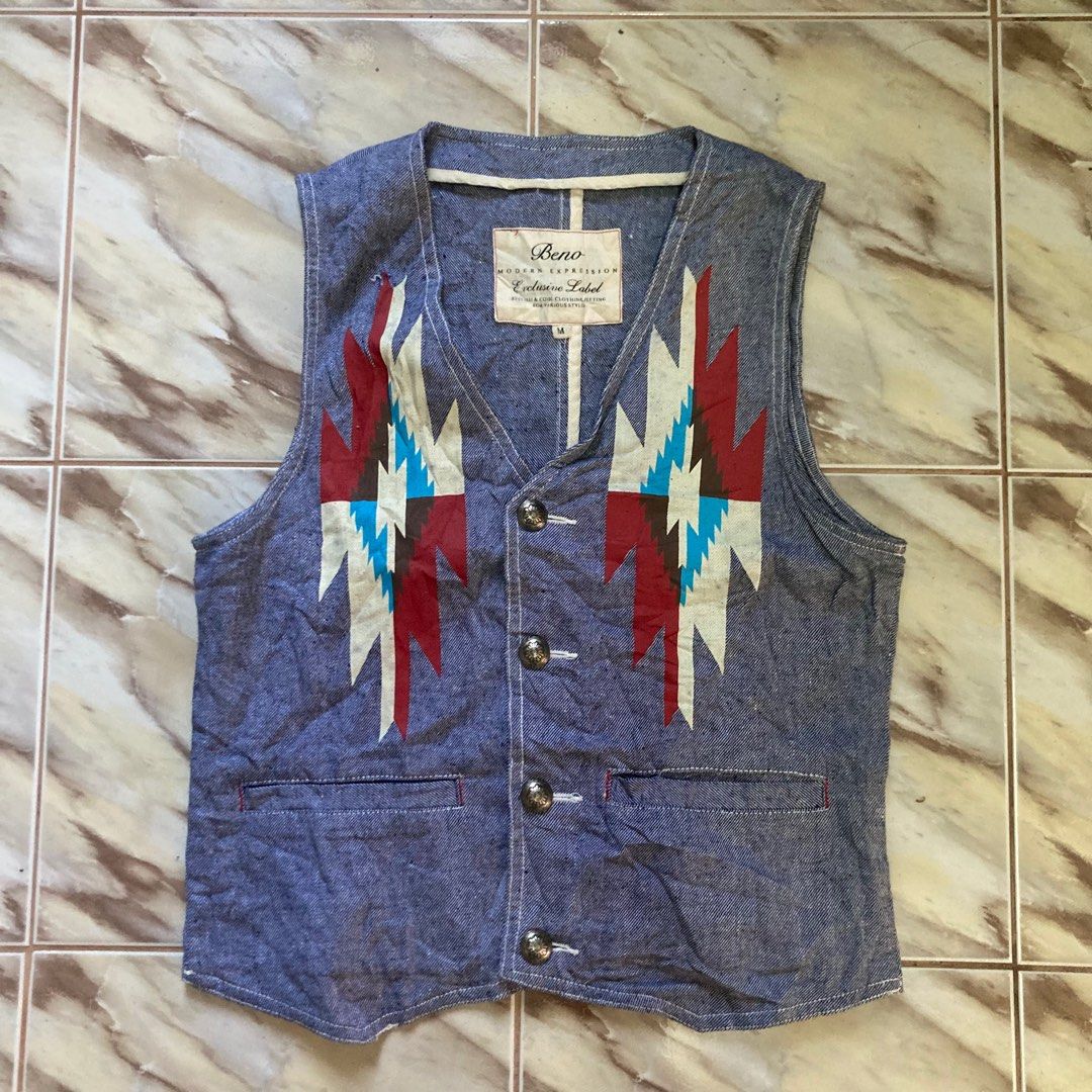 NATIVE NAVAJO VEST, Men's Fashion, Coats, Jackets and Outerwear on ...