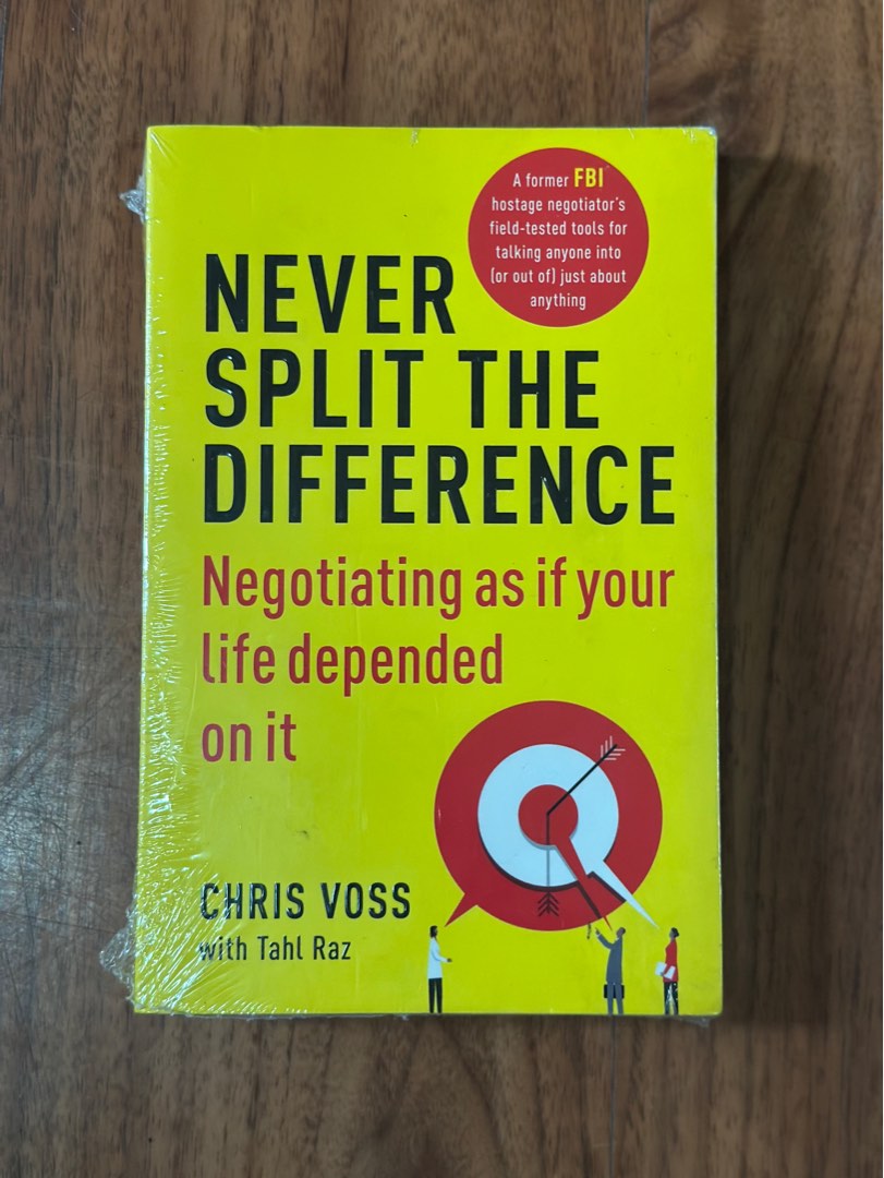 Never Split the Difference by Chris Voss, Hobbies & Toys, Books ...