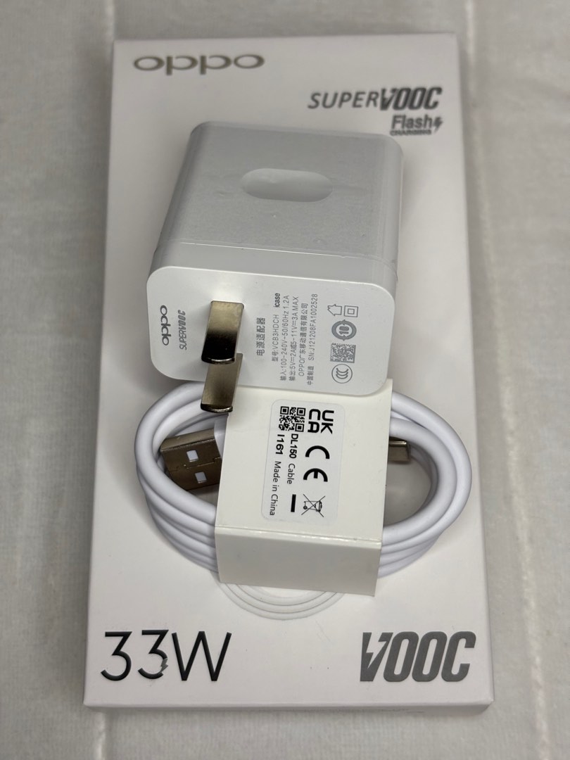 Oppo 33watts SET CHARGER 100% Ultra Fast Charger, Mobile Phones ...