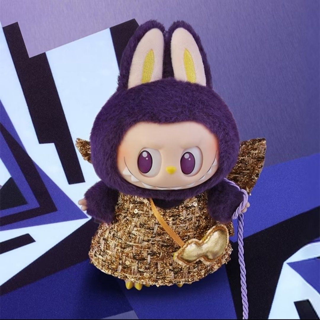 ORI POP MART LABUBU x PRONOUNCE - WINGS OF FORTUNE Vinyl Plush Hanging ...