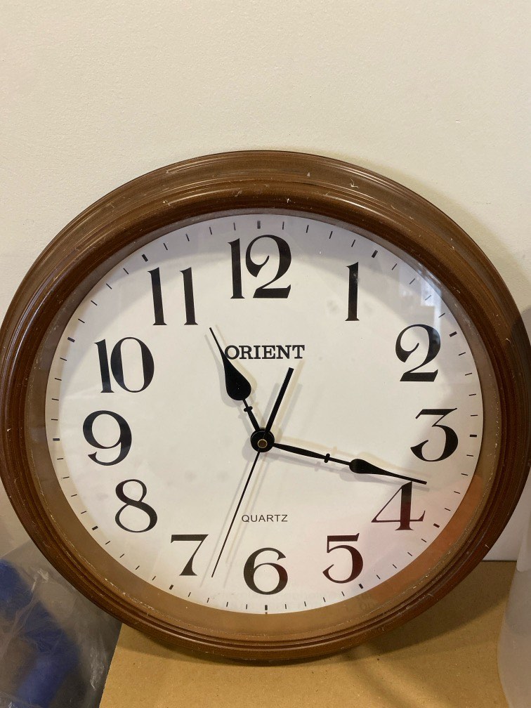 Orient brand wall clock, Furniture & Home Living, Home Decor, Clocks on ...