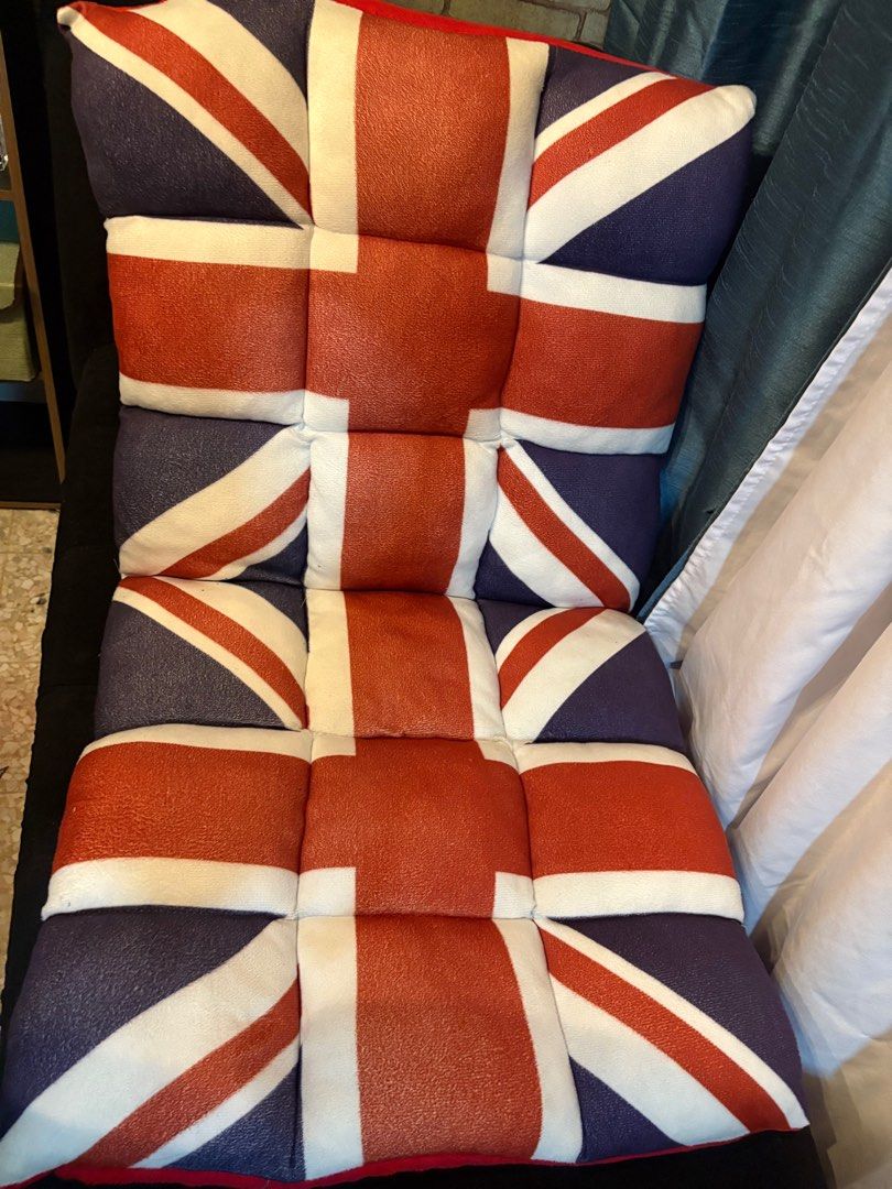 Original British Union Jack tatami floor chair adjustable / modern UK ...