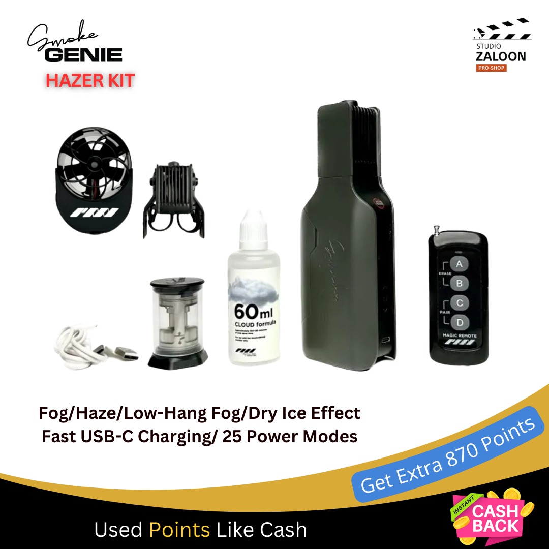 SmokeGENIE Handheld Fog and Haze Machine Hazer Kit, Furniture & Home ...