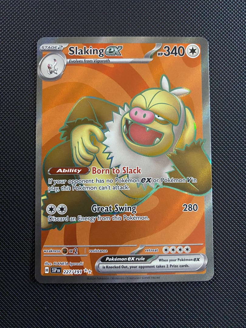Pokémon card - Slaking ex 227/191, Hobbies & Toys, Toys & Games on ...