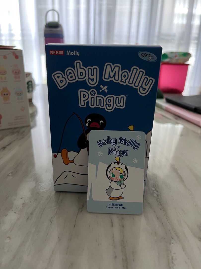 Popmart Baby Molly x Pingu Pendant, Hobbies & Toys, Toys & Games on ...