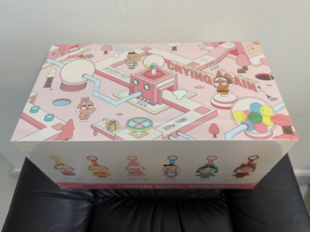 Popmart Crybaby : Crying Again Series - Vinyl Face Plush Blind Box ...