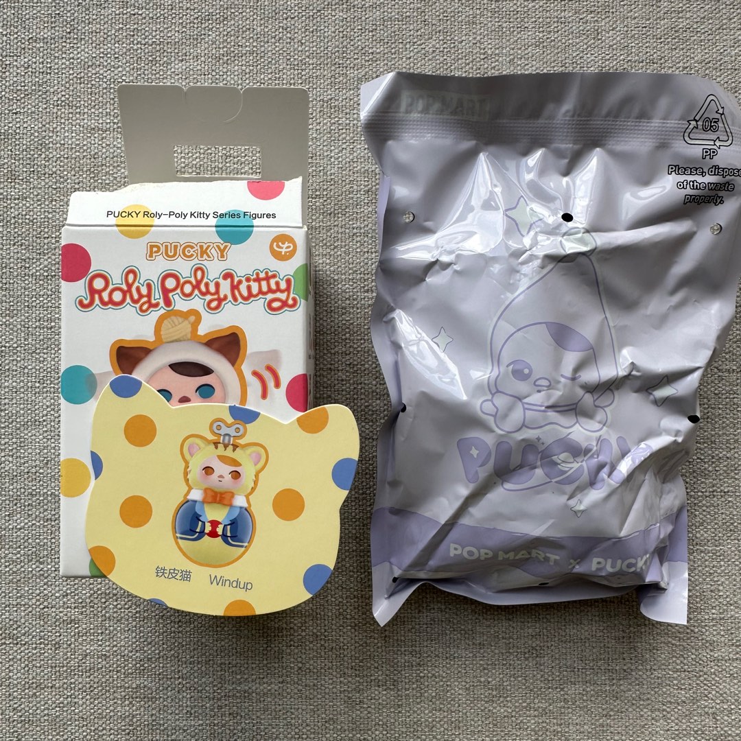 [Sealed] Popmart x Pucky Roly - Poly Kitty - Windup, Hobbies & Toys ...