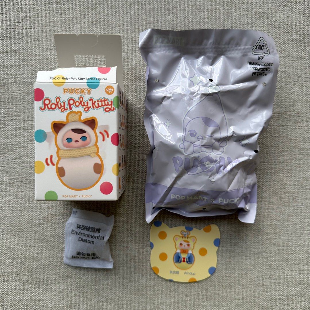 [Sealed] Popmart x Pucky Roly - Poly Kitty - Windup, Hobbies & Toys ...