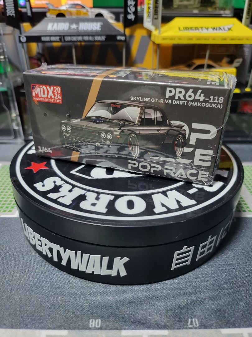 POPRACE PR64-118 Skyline GT-R V8 Drift (Hakosuka) Malaysia Diecast Expo ...