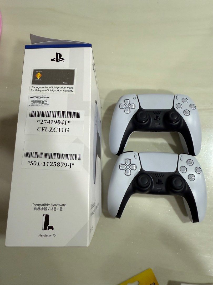 PS5 Digital Fat Version With 2 DS5 Wireless Controller, Video Gaming, Video Game Consoles ...