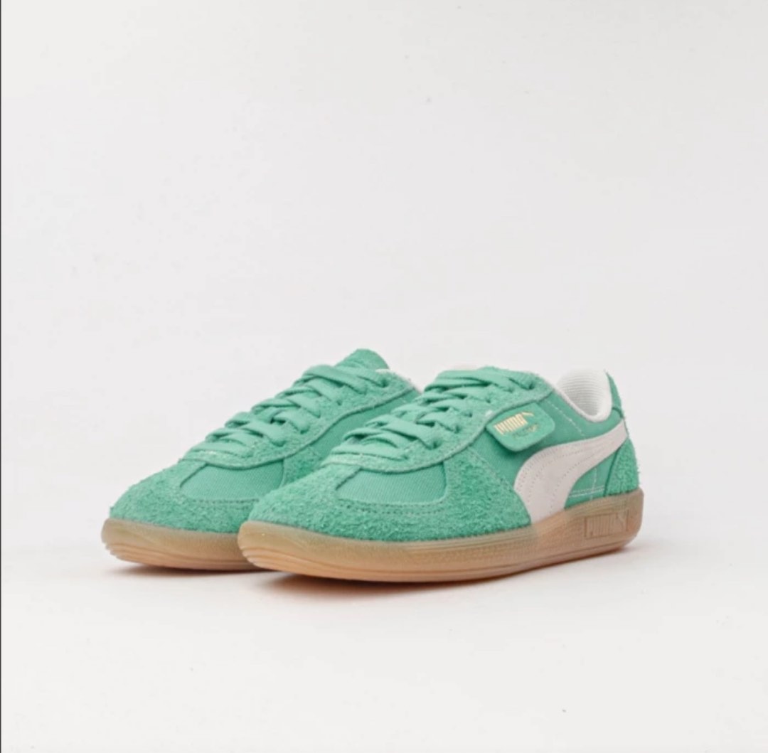 Puma Palermo Vintage Jade Frost, Fesyen Pria, Sepatu , Sneakers di ...