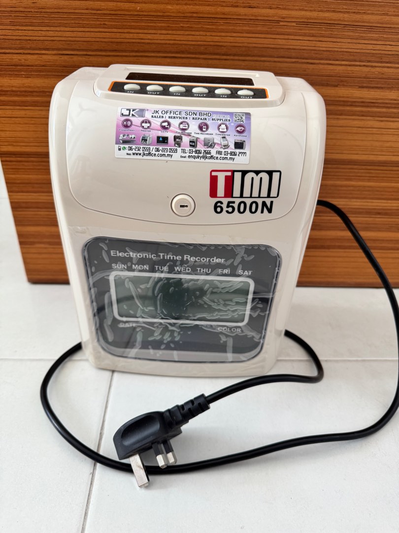 Punch card machine TIMI 6500N, Computers & Tech, Office & Business ...