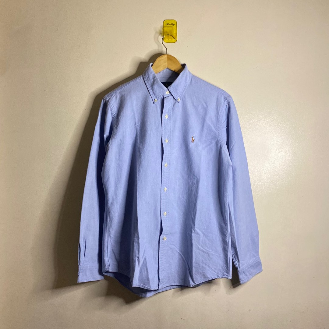 Ralph lauren powder blue button down, Men's Fashion, Tops & Sets ...