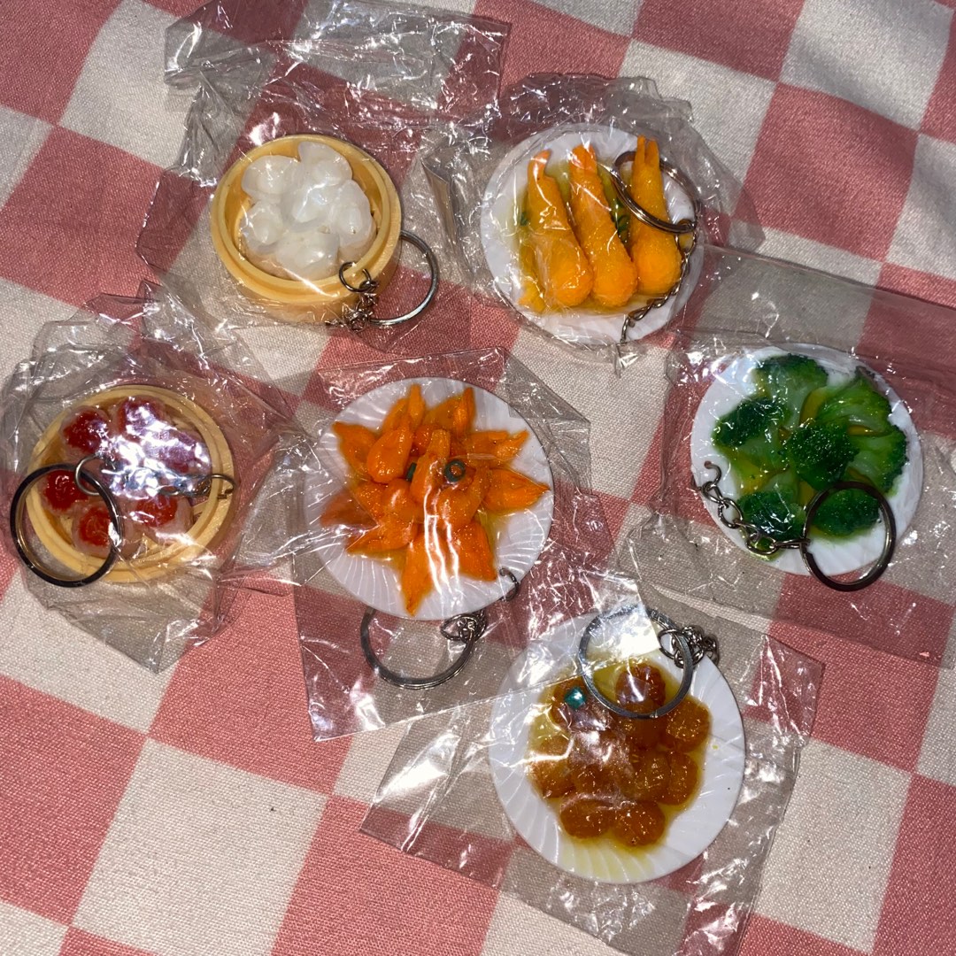 Realistic Food Keychains, Hobbies & Toys, Toys & Games on Carousell