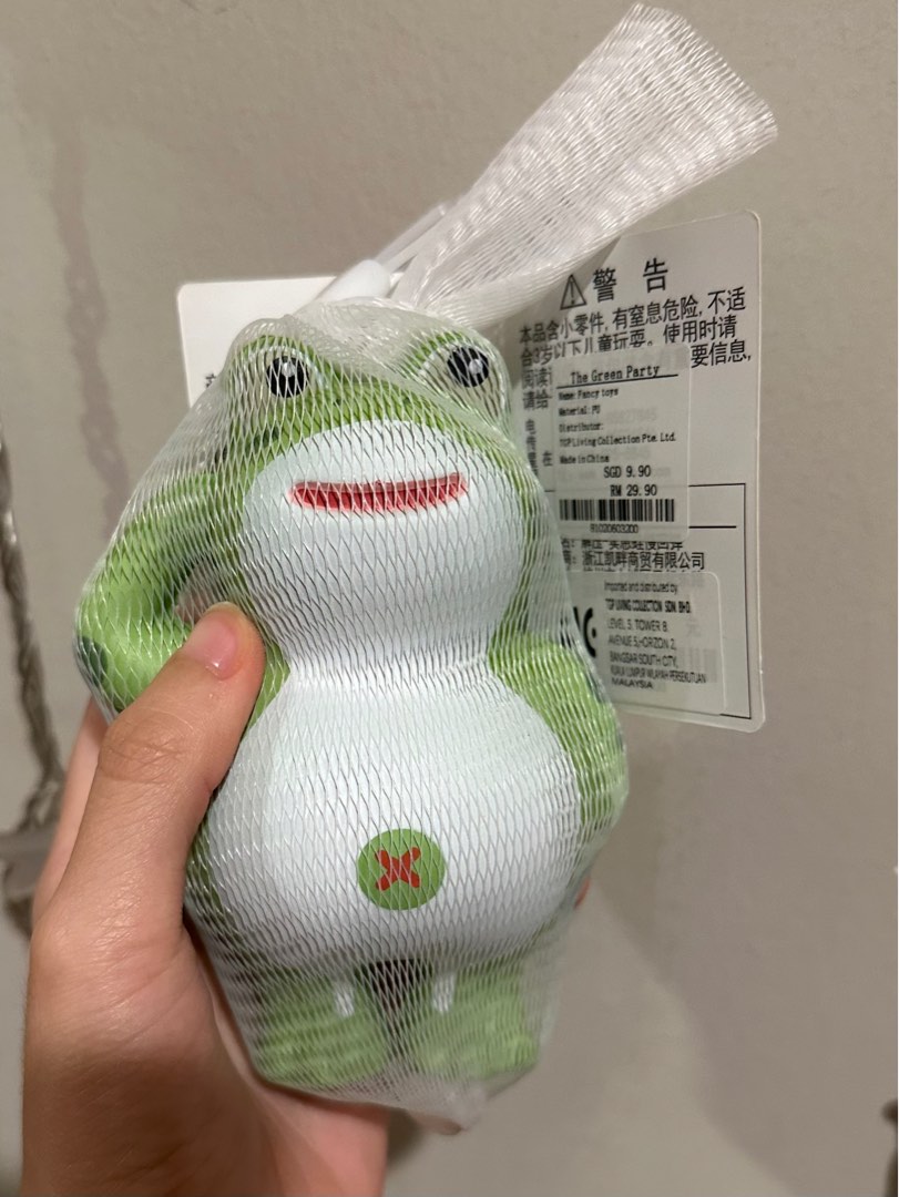 salute frog squishy, Hobbies & Toys, Toys & Games on Carousell