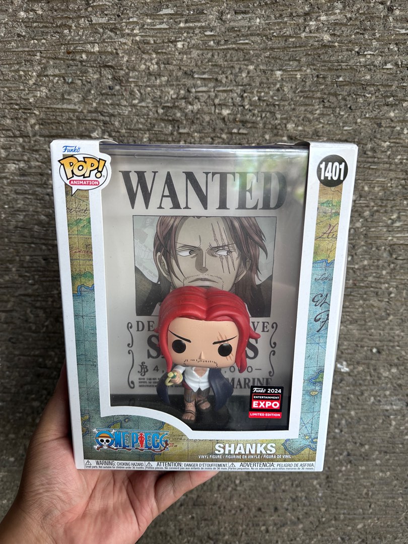 Shanks Wanted poster, Hobbies & Toys, Toys & Games on Carousell