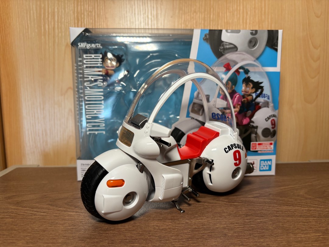 SHF 龍珠z 膠囊電單車 已開, 興趣及遊戲, 玩具 & 遊戲類 - Carousell
