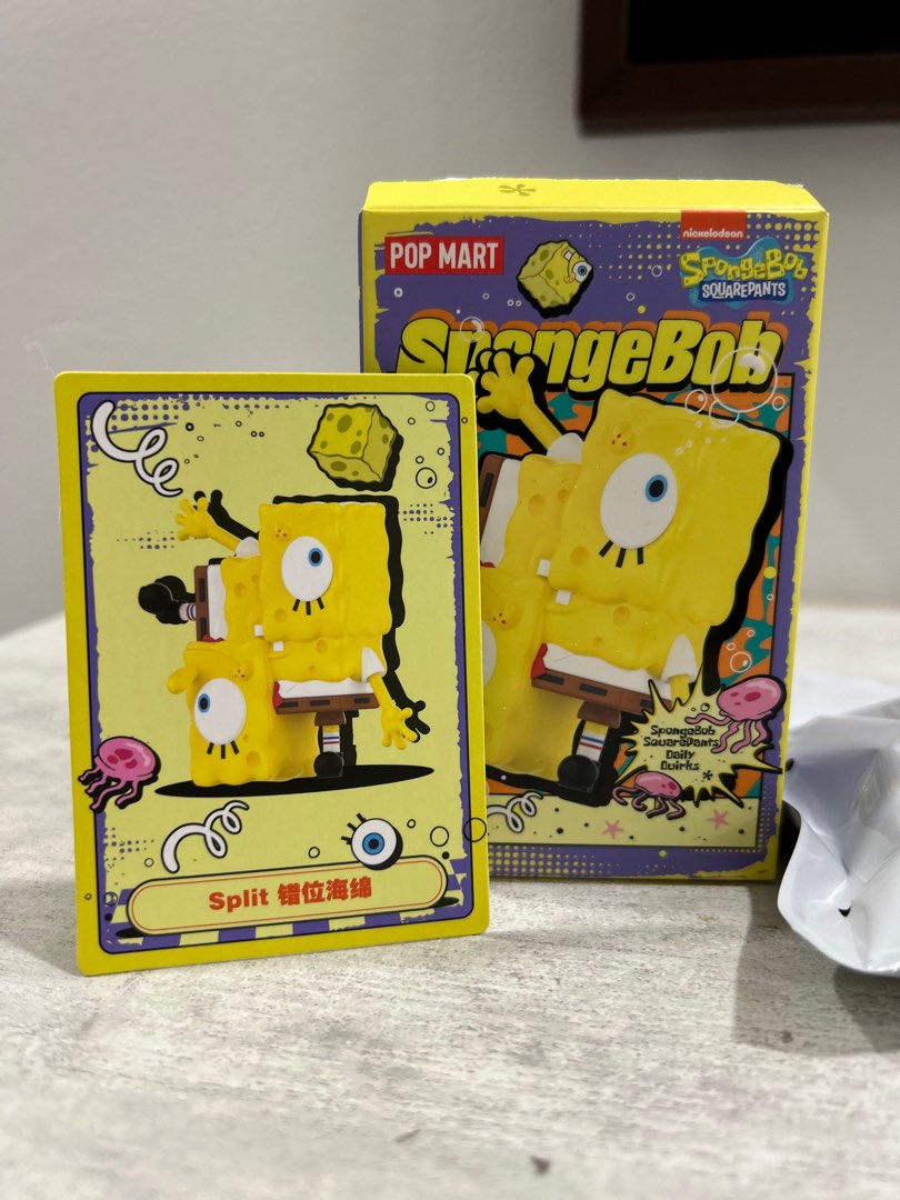 Spongebob squarepants daily quirks POPMART - Split, Hobbies & Toys ...