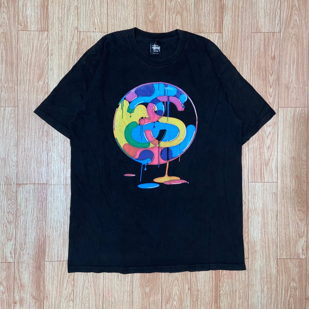 Stussy drip logo, Men's Fashion, Activewear on Carousell