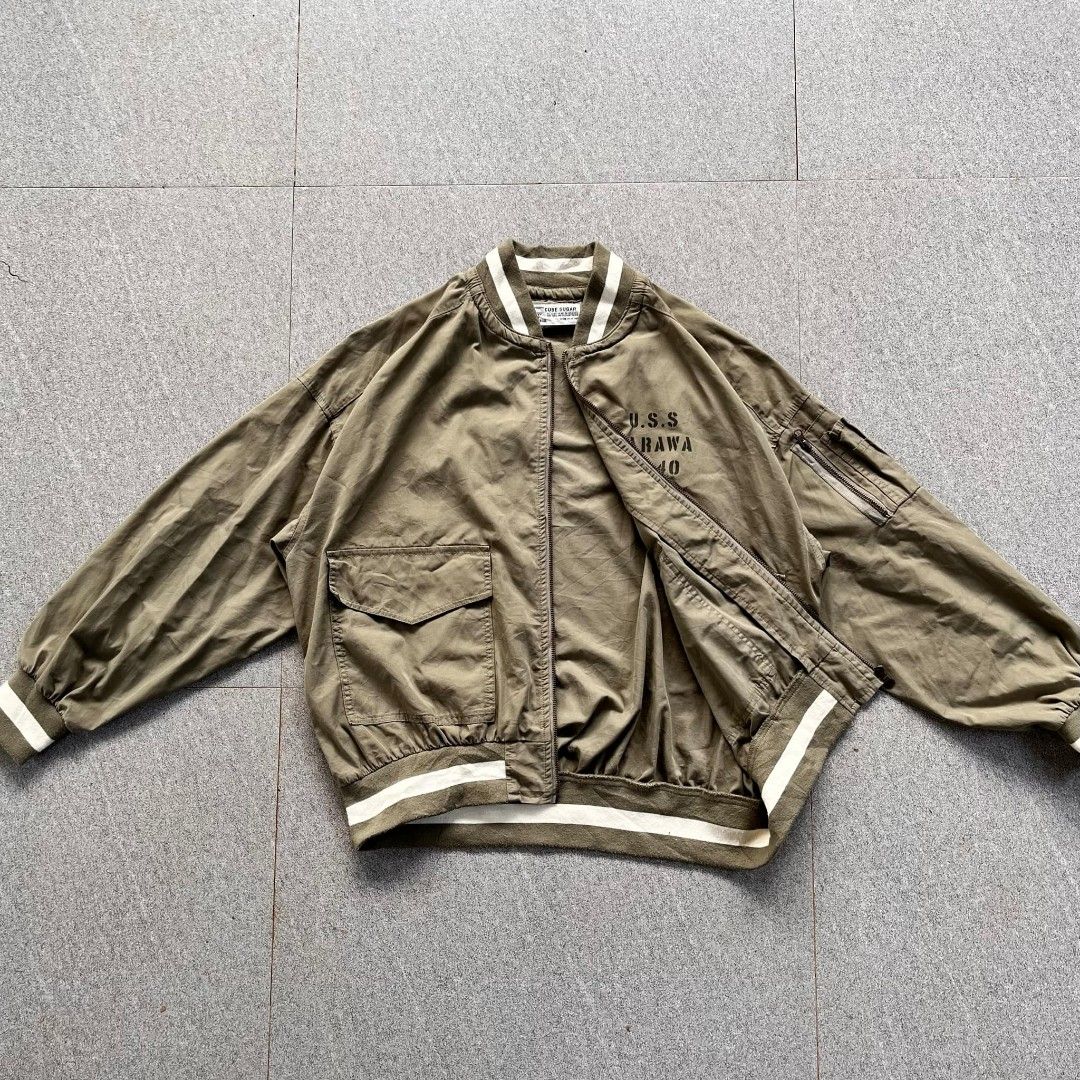 Cube Sugar Military Bomber Jacket ( Made in Japan ), Men's Fashion ...