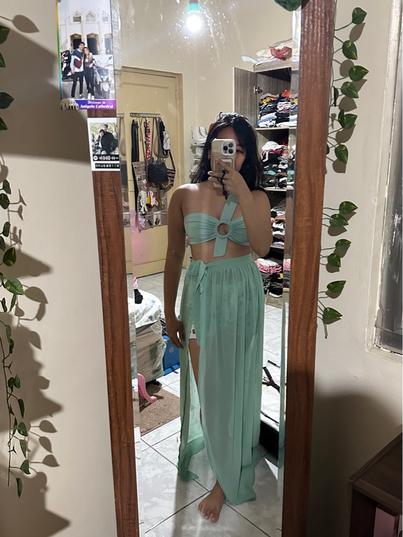Summer Beach Mesh Coords, Women's Fashion, Dresses & Sets, Sets or ...