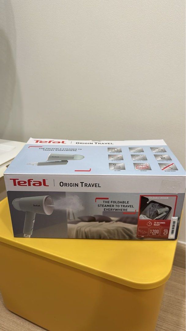 Tefal Origin Travel Handheld Garment Steamer (DT1034) (20g/min. metal ...