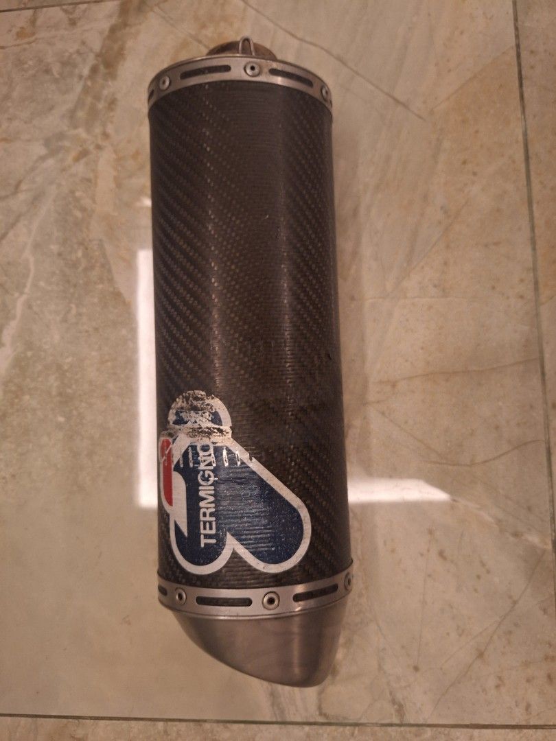 Termignoni carbon exhaust muffler, Motorbikes on Carousell
