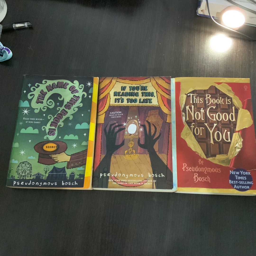 The Name of This Book is Secret 1-3 (Eng) Pre-Loved (Take All), Buku ...