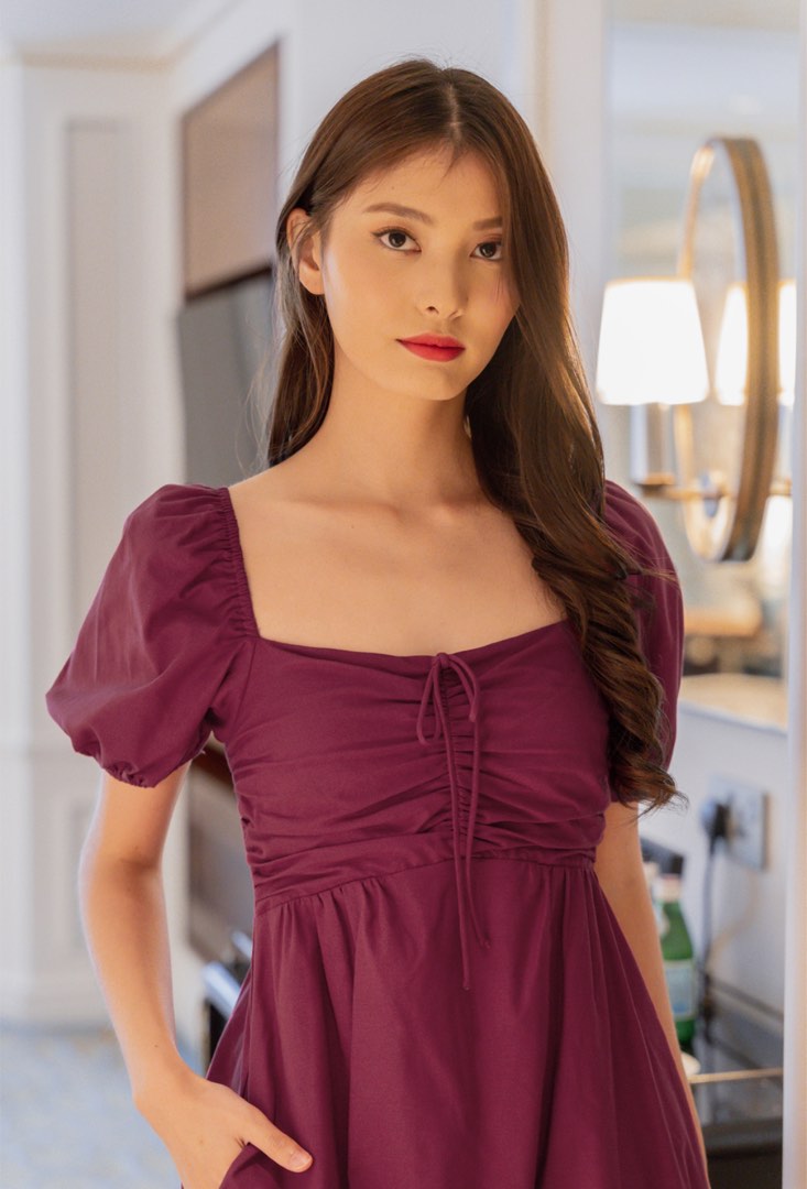 The thread theory like a charmer dress ( berry), Women's Fashion, Dresses & Sets, Dresses on ...