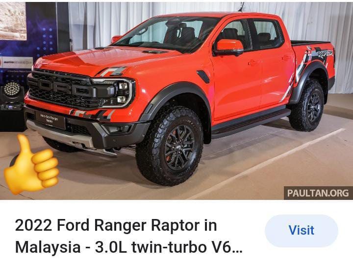 Used rim original ford ranger raptor T9 & tyre goodrich condition 90 ...