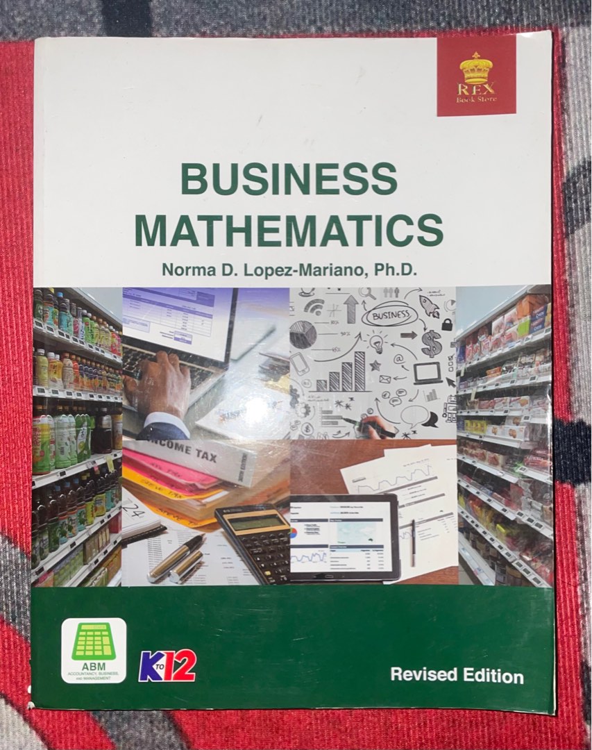 UST SHS - Business Mathematics Book, Hobbies & Toys, Books & Magazines ...