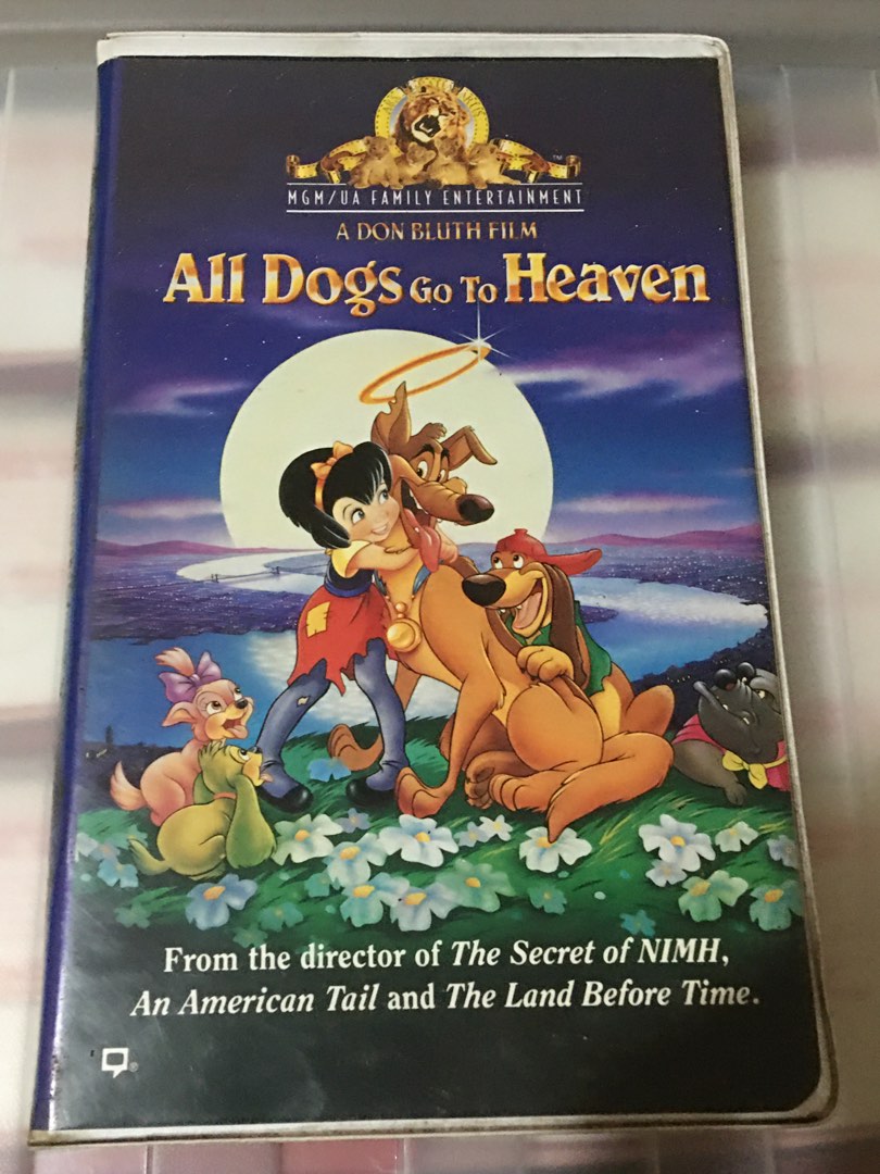 [VHS] tape All Dogs Go to Heaven, Hobbies & Toys, Memorabilia ...