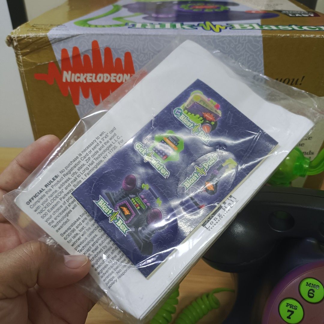 VINTAGE 1997 NICKELODEON TALK BLASTER MULTI RINGER TELEPHONE, Hobbies ...